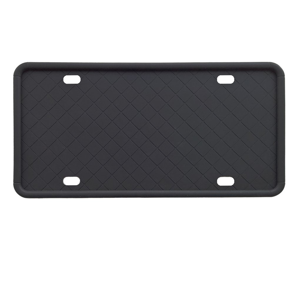 Silicone License Plate Frames Weather-Proof Car License Plate Rust ...