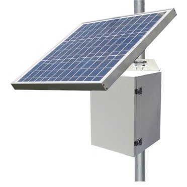 Ghost Controls® 10 Watt Monocrystalline Solar Panel for Automatic Gate ...