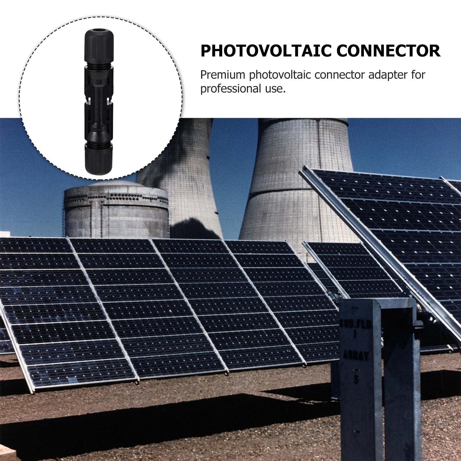 8 Pcs Photovoltaic Cable Connector Adapter Solar Panel Wire Connectors ...