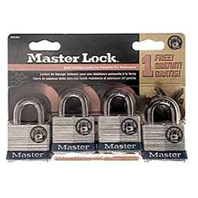 Master Lock 4 Pack No. 3 Padlock - Walmart.ca