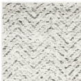 SAFAVIEH Adirondack Altan Chevron Runner Rug, Ivory/Charcoal, 2'6" x 8 ...