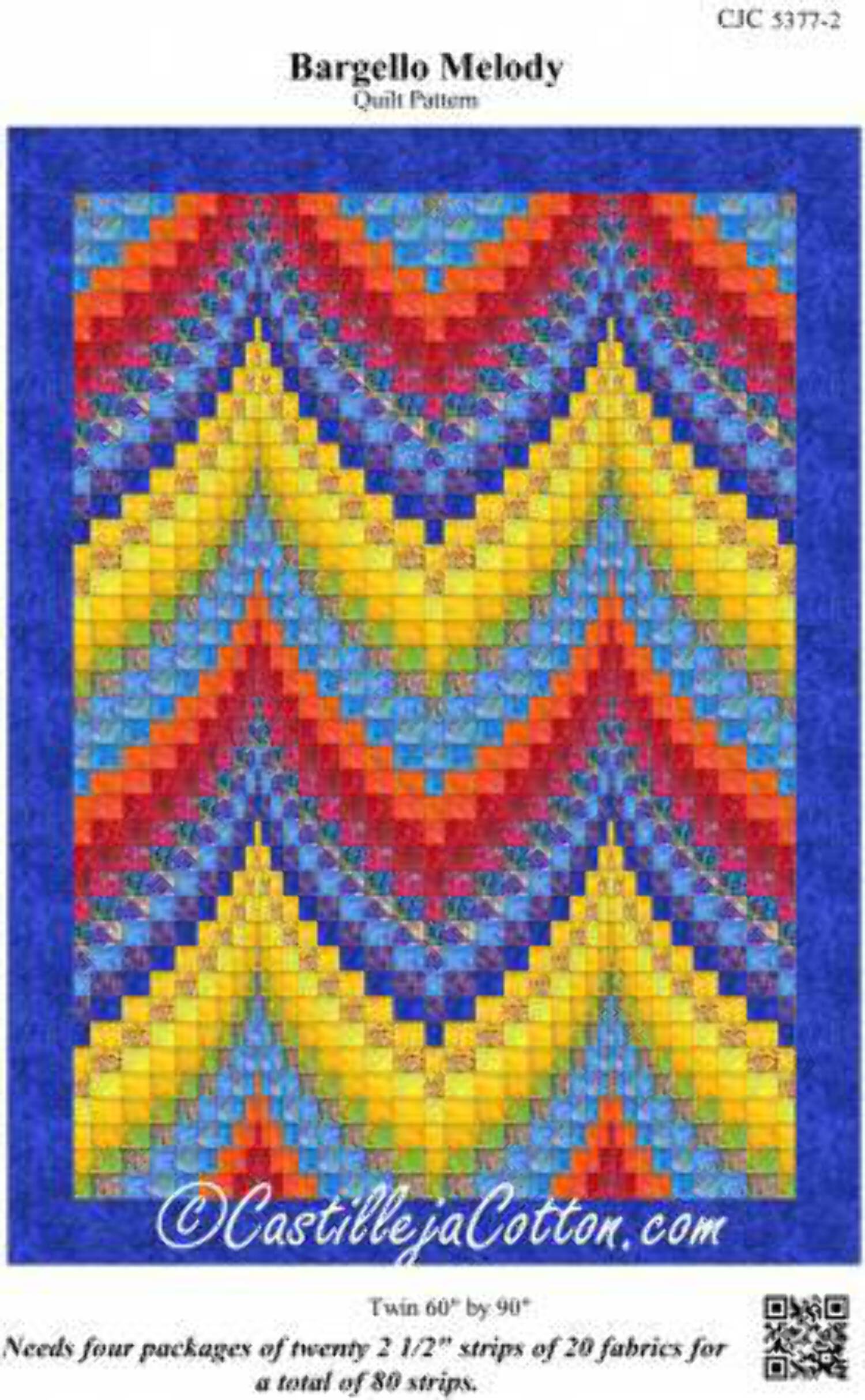 Bargello Melody Quilt Pattern - Walmart.com