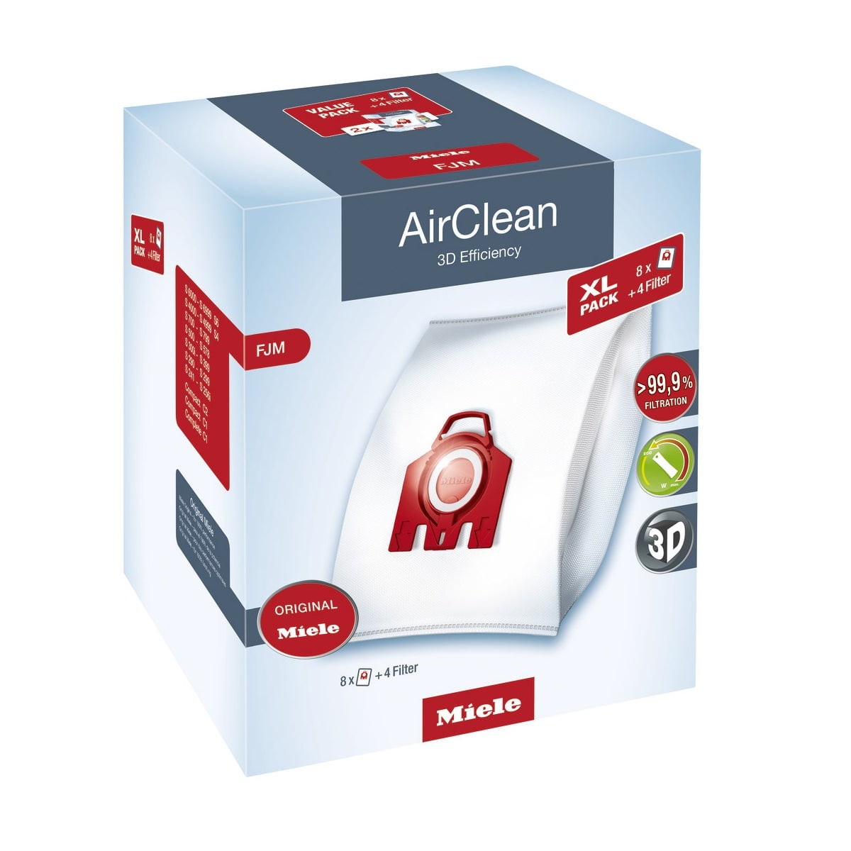 Click here for Miele Fjm Airclean Replacement Bags prices