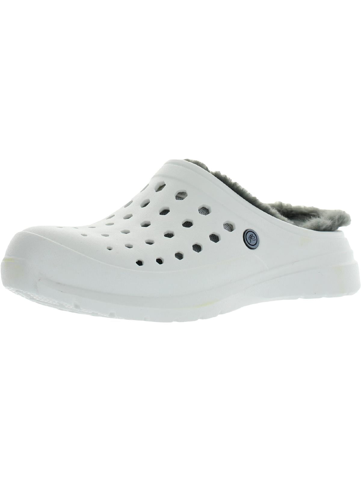 Joybees Womens Cozy Faux Fur Lined Slip-On Clogs - Walmart.com