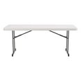 Lifetime 6 Foot Rectangle Folding Table, Indoor/Outdoor Professional Grade, Almond (80249 ...