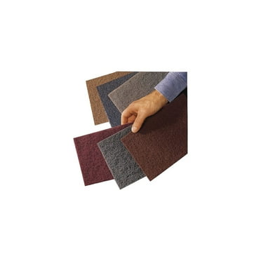Scotch-Brite 7447B Pro Hand Pad [Very Fine]: 6 in. x 9 in. (Red) 5-pack ...