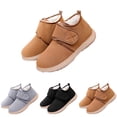 AUDeals Men and Women Winter House Shoes Extra Wide Warm Non Slip ...