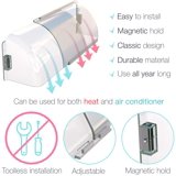 Home Intuition Adjustable Magnetic Air Deflector for Sidewall and ...