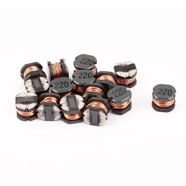 15pcs SMD SMT Surface Mount Power Inductor 22uH 220 5x5x4mm DIY ...