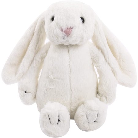 Tatum88 White Bunny Stuffed Animal, 12 Inch Bunny Plush, Super Fluffy ...