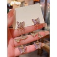 Cloud Elegant Butterfly Tassel Long Earrings for Women - Dainty Everyday Dangle Earrings ...