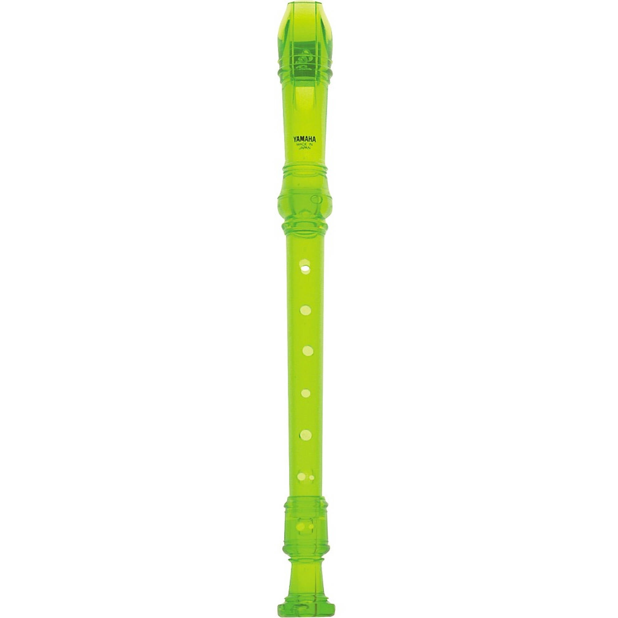 Yamaha YRN20BG Soprano "C" Plastic Translucent Green Recorder - Walmart ...
