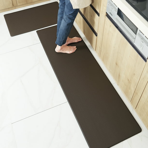 Sanmadrola Kitchen Mat Cushioned Anti-Fatigue Runner Rugs Non-Skid ...