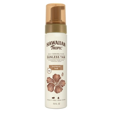 Hawaiian Tropic Sunless Tan Light/Medium Self-Tanning Foam, 6.7oz ...
