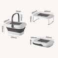 Yajisi Folding Picnic Camping Storage Basket Large Capacity Outdoor BBQ ...