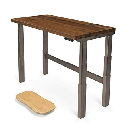 UPLIFT Desk - V2 Walnut Solid Wood Desktop Standing Desk, 4-Leg Height ...