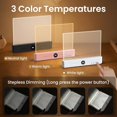Book Light, Rechargeable LED Book Light for Reading in Bed, Clear Flat ...