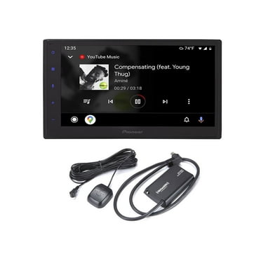 Pioneer 6.8'' Touchscreen Double-DIN Receiver with Bluetooth, CarPlay, Radio, AUX - Walmart.com