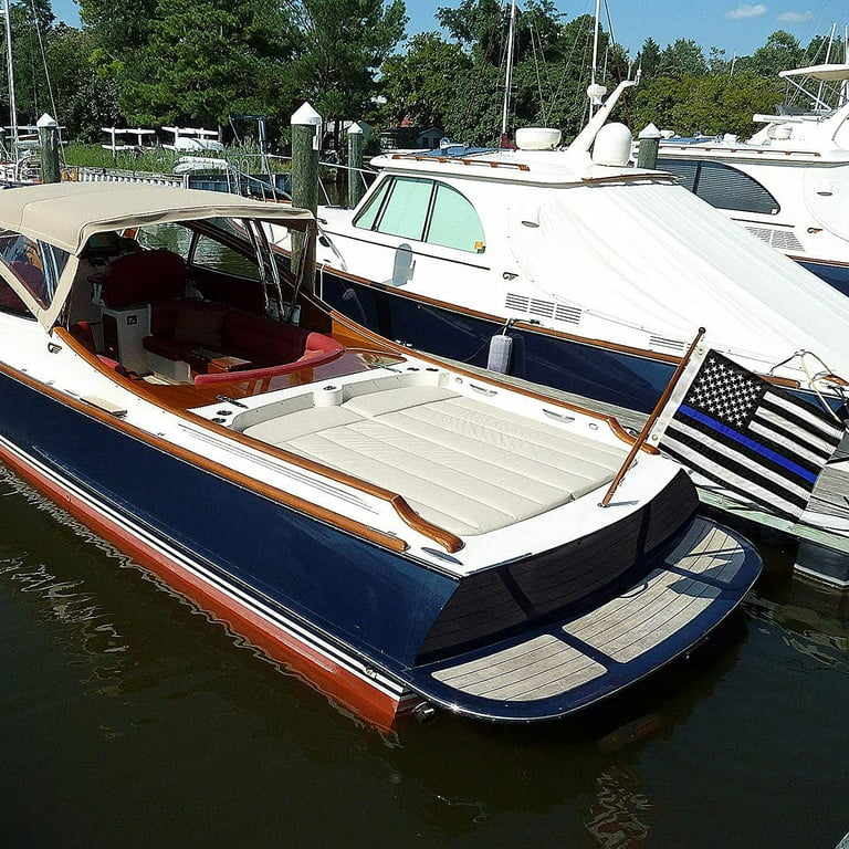 Bandiera Tema Thin Blue Line Bandiera Sottile 12x18 Pollici "Thin Blue ...