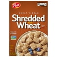 (8 pack) Post Wheat n Bran Shredded Wheat, High Fiber Breakfast Cereal ...