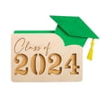 JMKQLZ Graduation Gift Wooden Graduation Card Box Cash Holder Class of ...