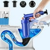 High Pressure Toilet Plunger, Drain Blaster Cleaner Gun, Manual Sink ...