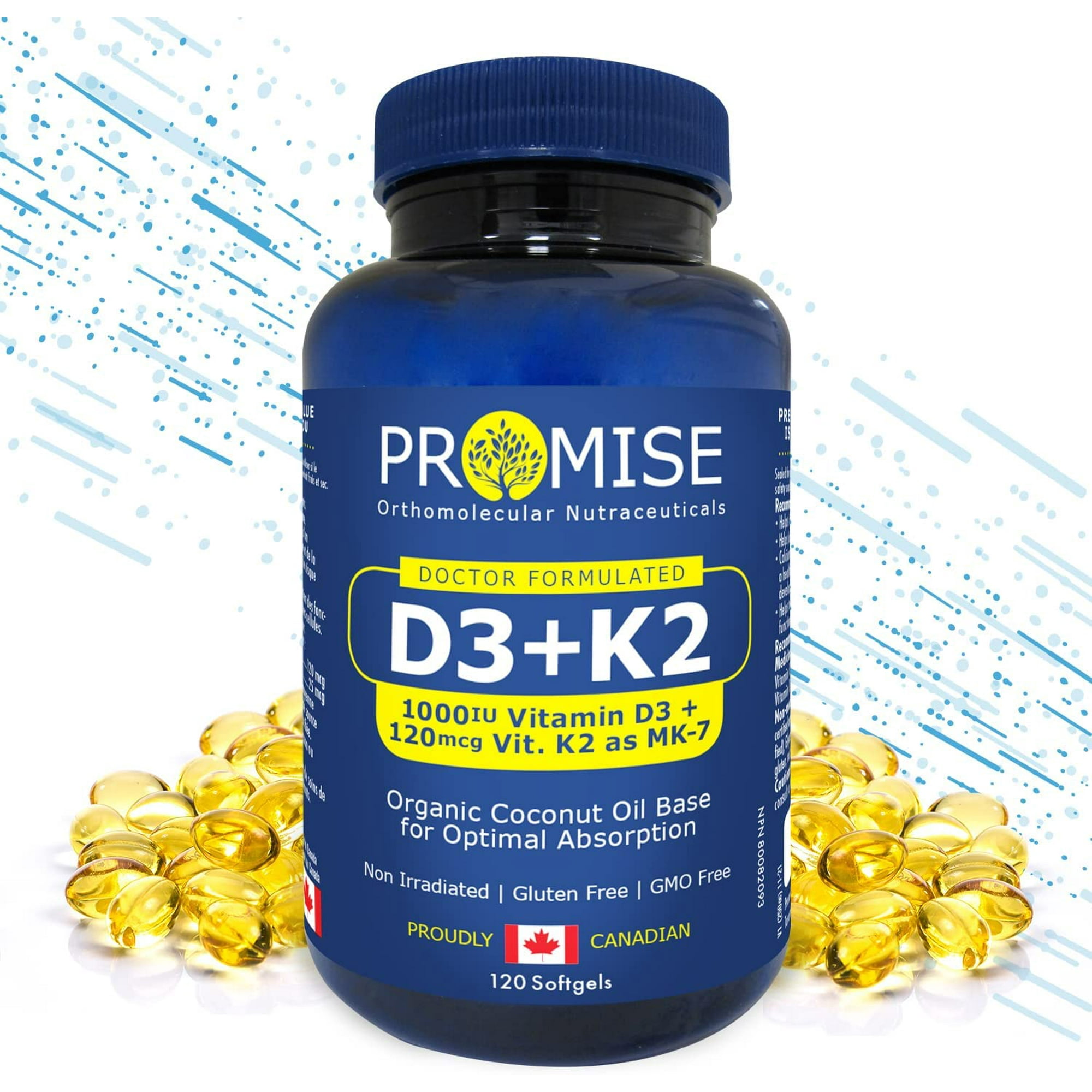 Click here for Promise Orthomolecular Nutraceuticals D3 + K2 - 12... prices