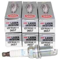 NGK Spark Plug 3657 IZFR5K11 Laser Iridium 6 Piece - Walmart.com