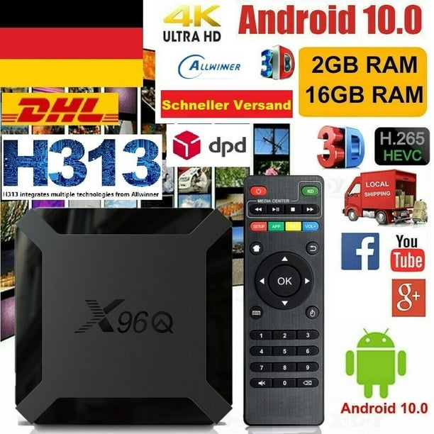 2024 X96Q Android TV Box 10 Smart H313 Allwinner Quad-Core (verdadero 2+16) 4K HD O | Walmart en ...