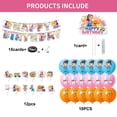 48 Pcs Ms Birthday Party Decoration Rachel Set Banners ,Balloons ...
