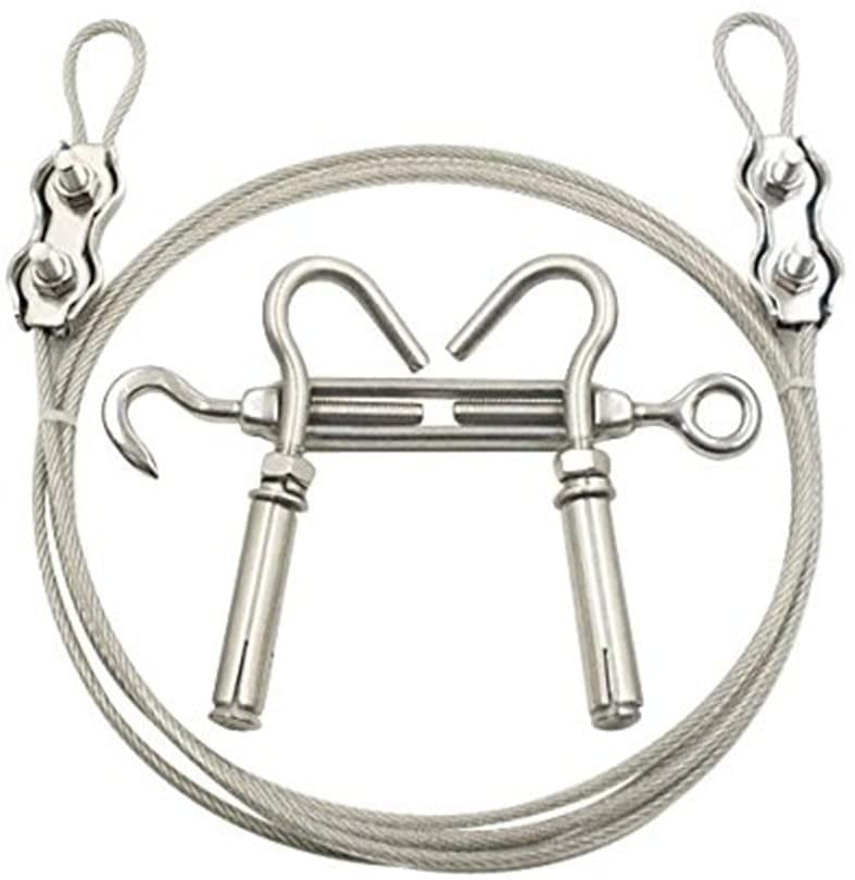 Wire Rope Outdoor Clothesline Wire Rope Cable Heavy Duty Stainless ...