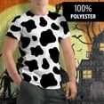 Animal World Cow Pattern Halloween Costume Adult T-Shirt - 100% ...