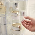 DERCLIVE 360 Rotating Makeup Organizer, Adjustable Storage Large ...