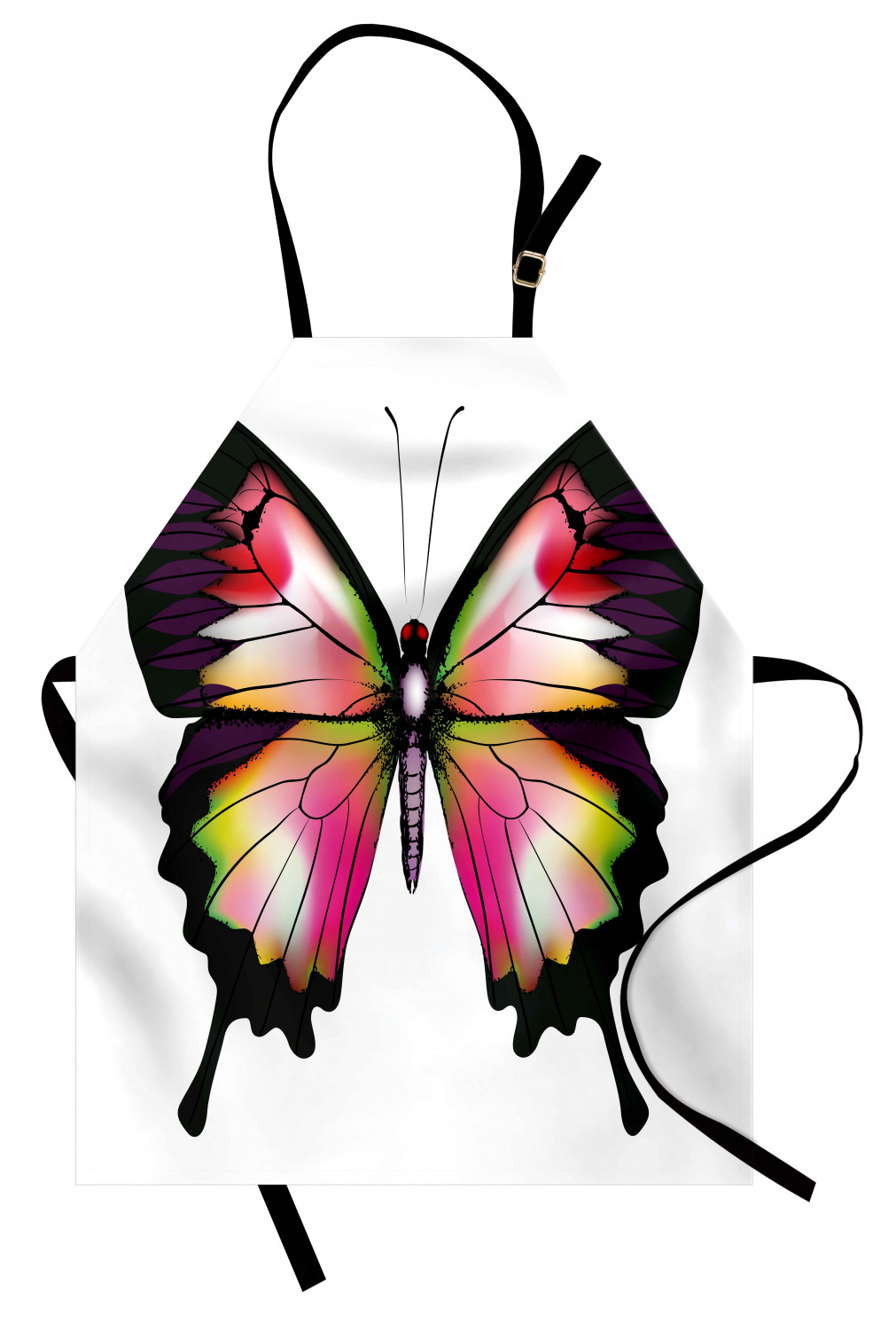 Swallowtail Butterfly Apron Lively Wildlife Animal with Antennas in ...