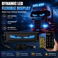 12V/24V Dynamic Flexible LED Car Screen, App-Controlled Custom Soft ...