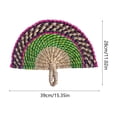 Large Chinese Folding Fan, Retro Ethnic Style B, Handheld Traditional ...