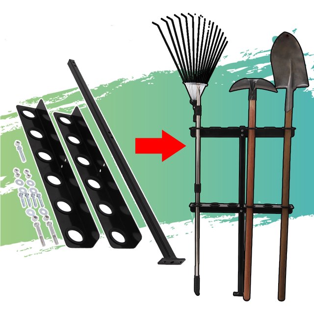 ELITEWILL Landscape Hand Tool Rack with 6 Tool Hole Fit for Truck ...