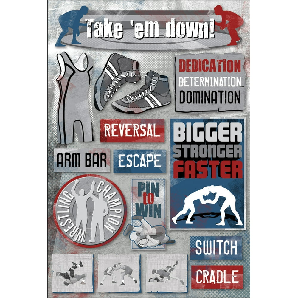Cardstock Stickers-Take 'em Down - Walmart.com - Walmart.com