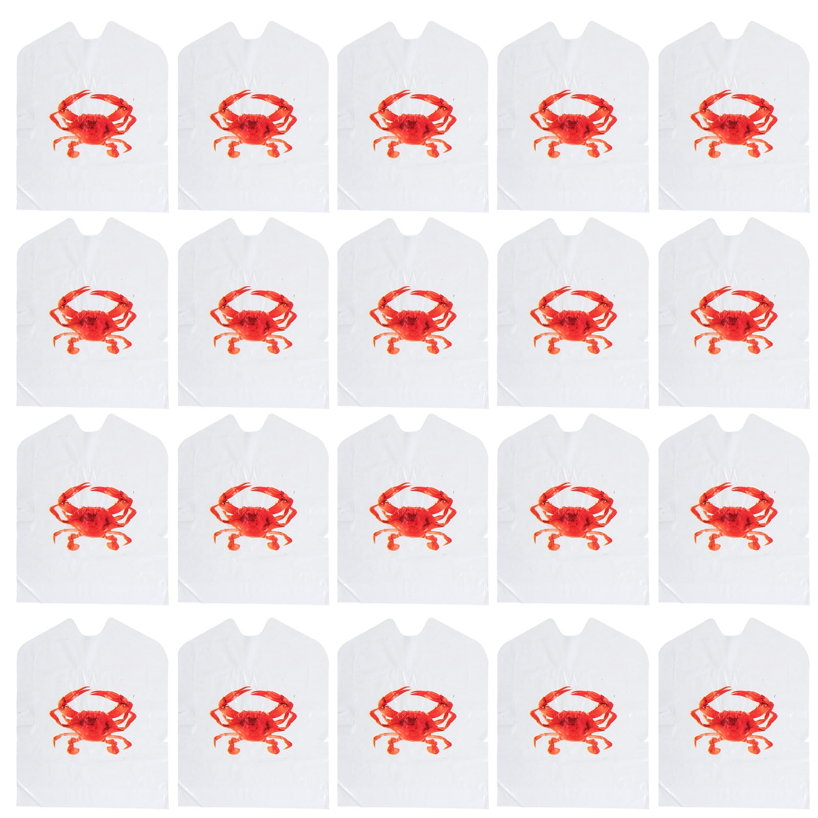 Click here for Ounona 100pcs Crab Bib Lobster Bib Plastic Lobster... prices