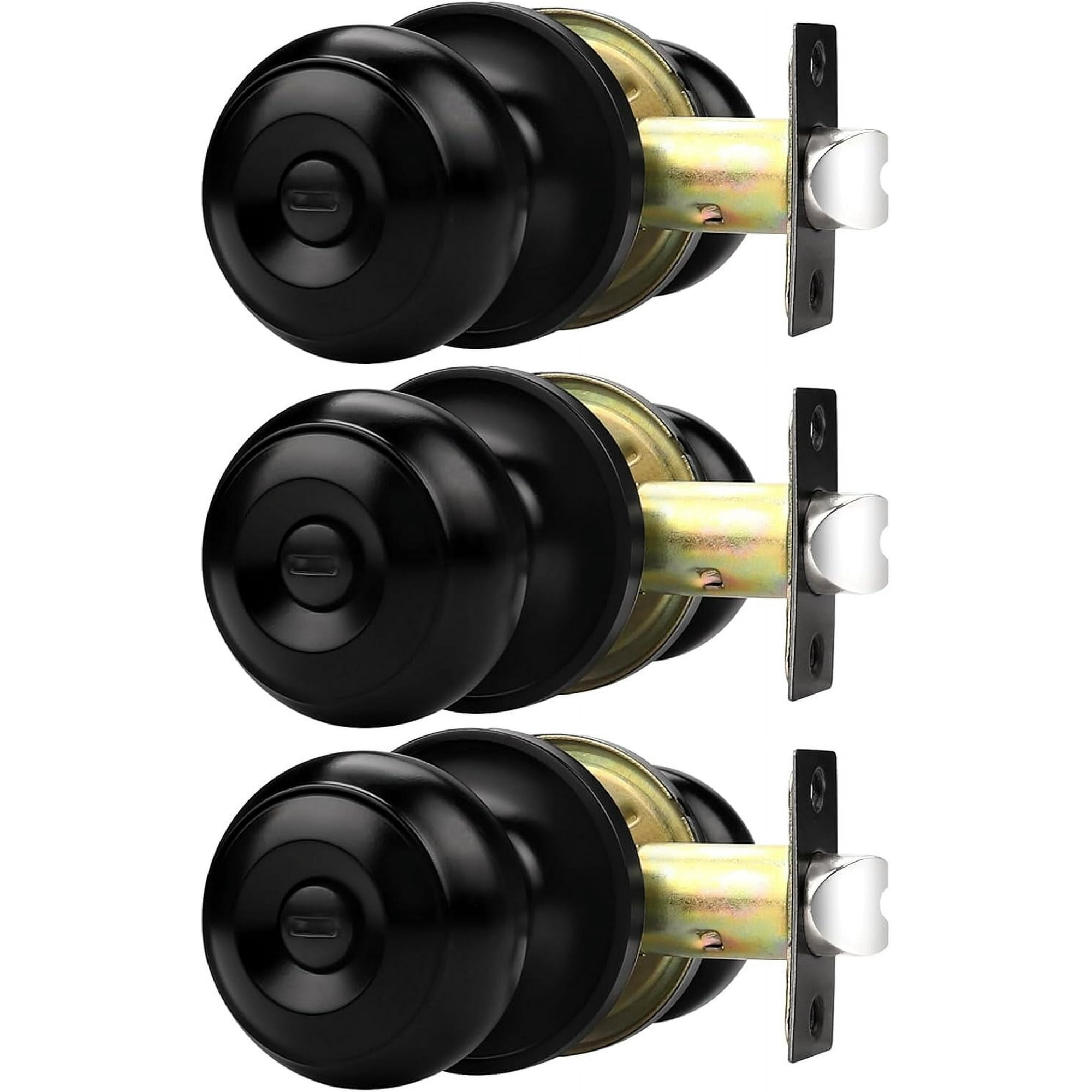 Click here for Free Fire Matte Black Door Knobs  Door Handles Wit... prices
