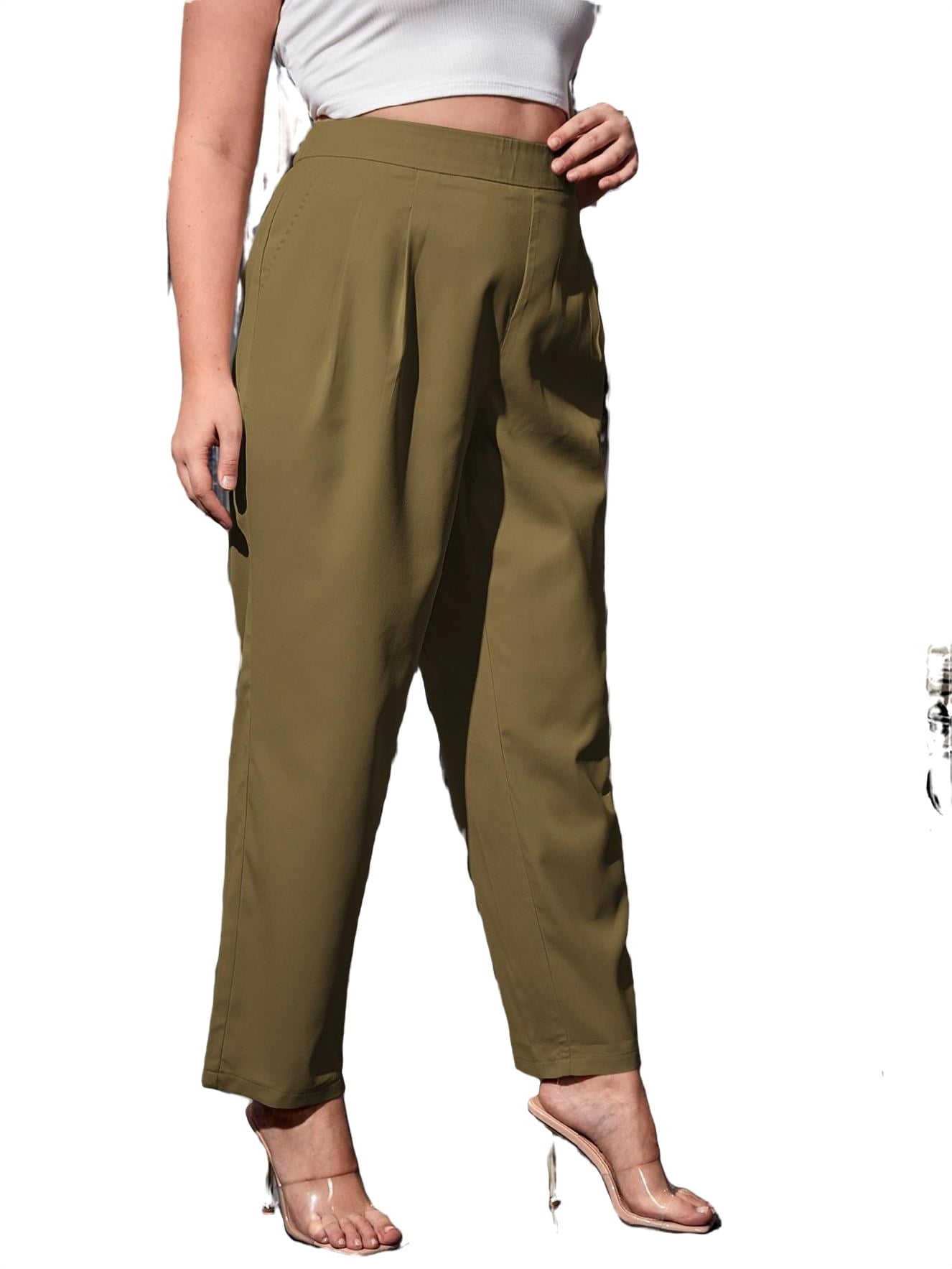 Olive Green Capris