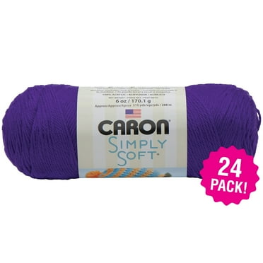 Caron Simply Soft Solids Yarn - Royal Blue, Multipack of 24 - Walmart.com