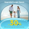 Beach Tent Sun Shelter Shade With Upf50+ Uv Protection For 1-3 Person ...