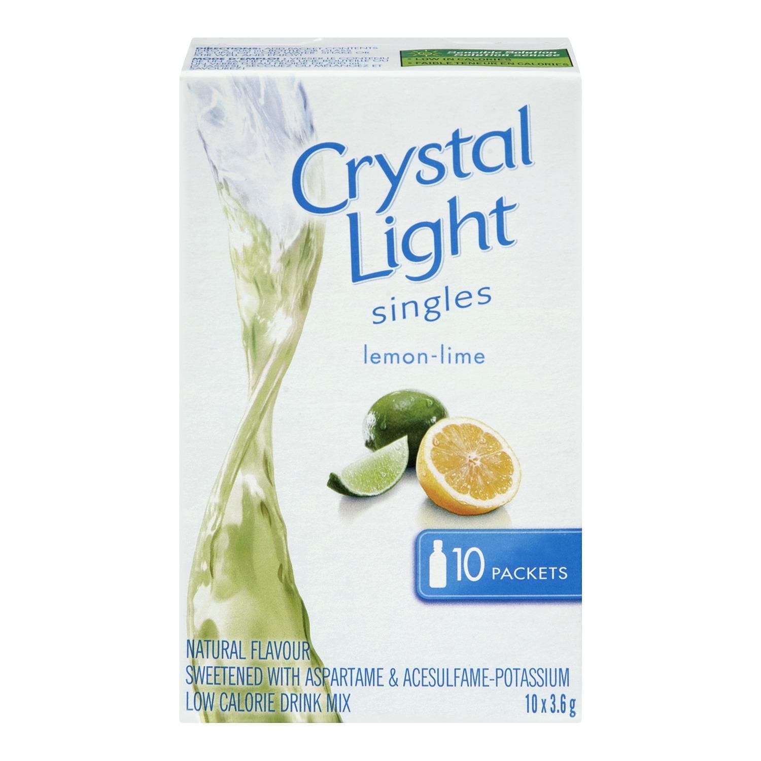 Click here for Crystal Light Singles  Lemon Lime  Powders 3.6 G prices