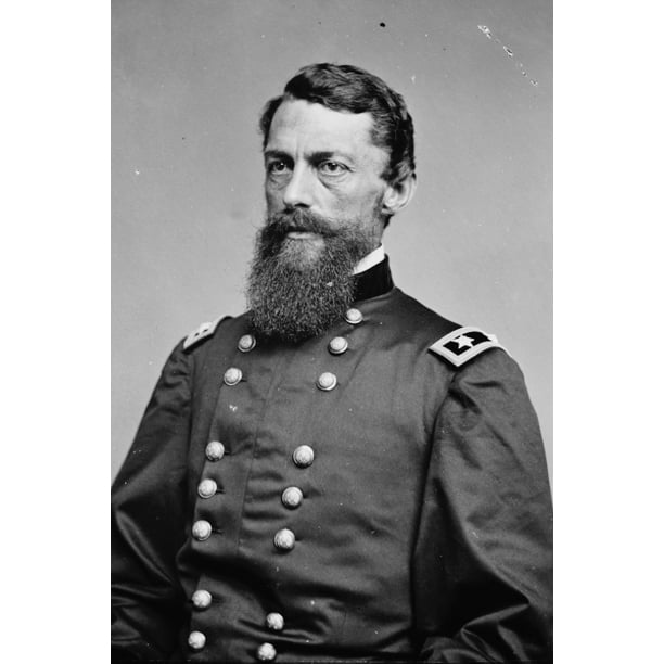 Print: Portrait Of Maj. Gen. George Stoneman, Officer Of The Federal ...