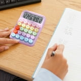 BSJJY Creative Colorful Candy Colored Electronic Calculator,4 Function ...