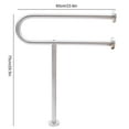 MIYIOKON Toilet Assist Grab Bar, Stainless Toilet Safety Rail, Elderly ...
