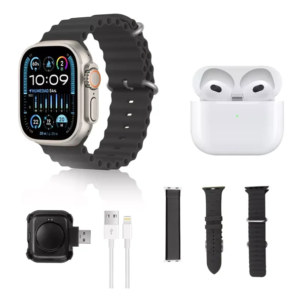 2 En 1 Reloj De Llamada Inteligente Tws Bluetooth Audífonos | Bodega Aurrera en línea