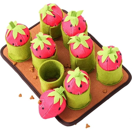 Pet Snuffle Mat for Dogs - Sniff Mat Nosework Feeding Toys with Squeaky ...