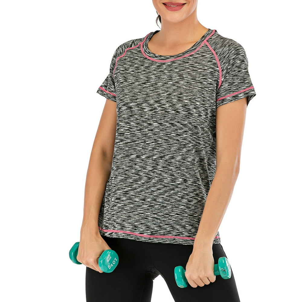 SAYFUT - SAYUFT Outdoor Quick Dry T-Shirt Womens Athletic Tops Gym ...